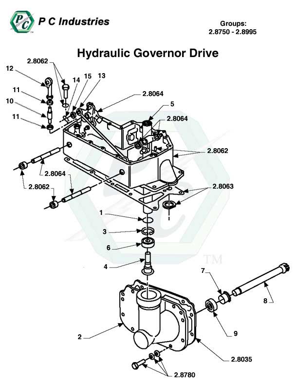 Hydraulic Governor Drive - Series 149 Detroit Diesel Engines Catalog ...