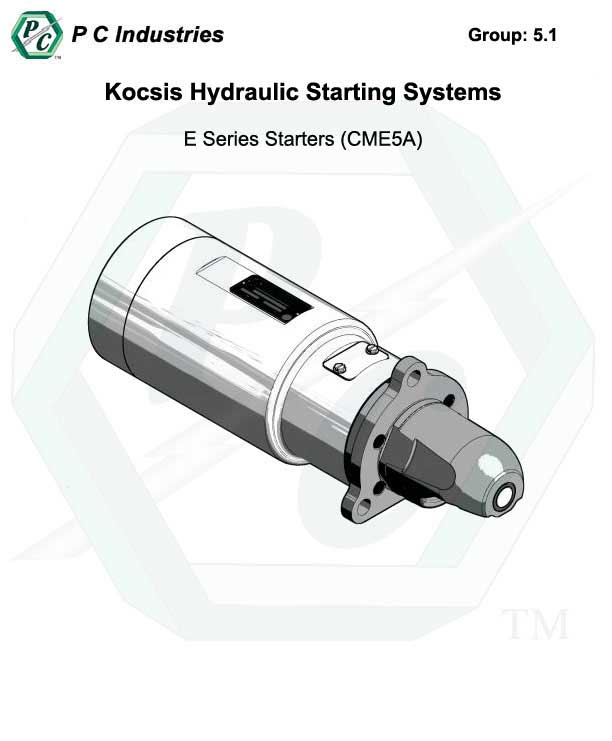 E Series Starters - Kocsis Hydraulic Starting Systems Catalog Page 13