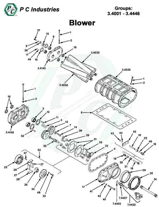 Blower - Series V 71 Detroit Diesel Engines Catalog Page 103