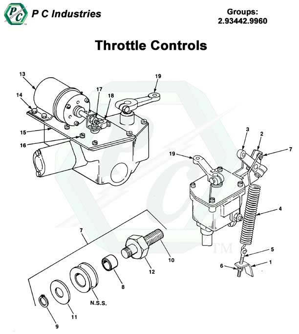 Throttle Controls - Series 53 Detroit Diesel Engines Catalog Page 84