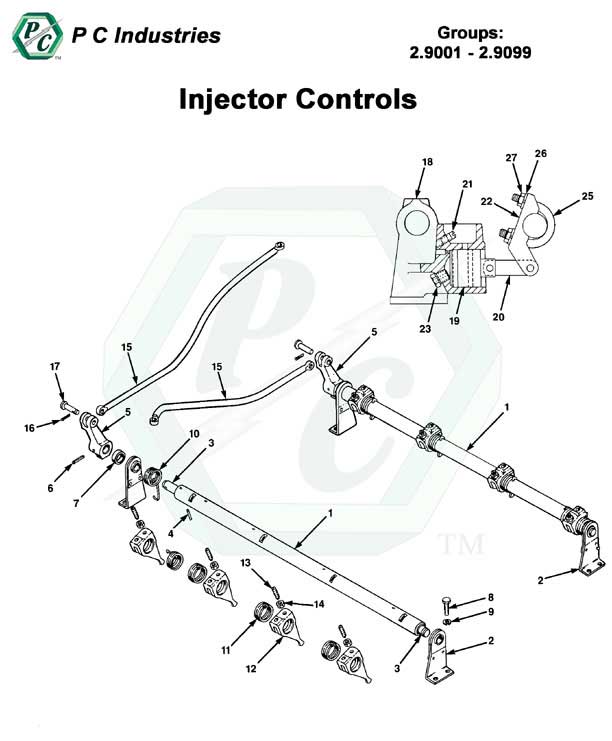 Injector Controls - Series 92 Detroit Diesel Engines Catalog Page 124